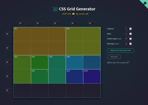 CSS Grid Generator（CSSグリッドジェネレーター） とは | ウェブクマさん！
